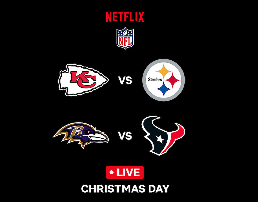 Netflix : diffusion de matches de la NFL à Noël au niveau mondial sur ...