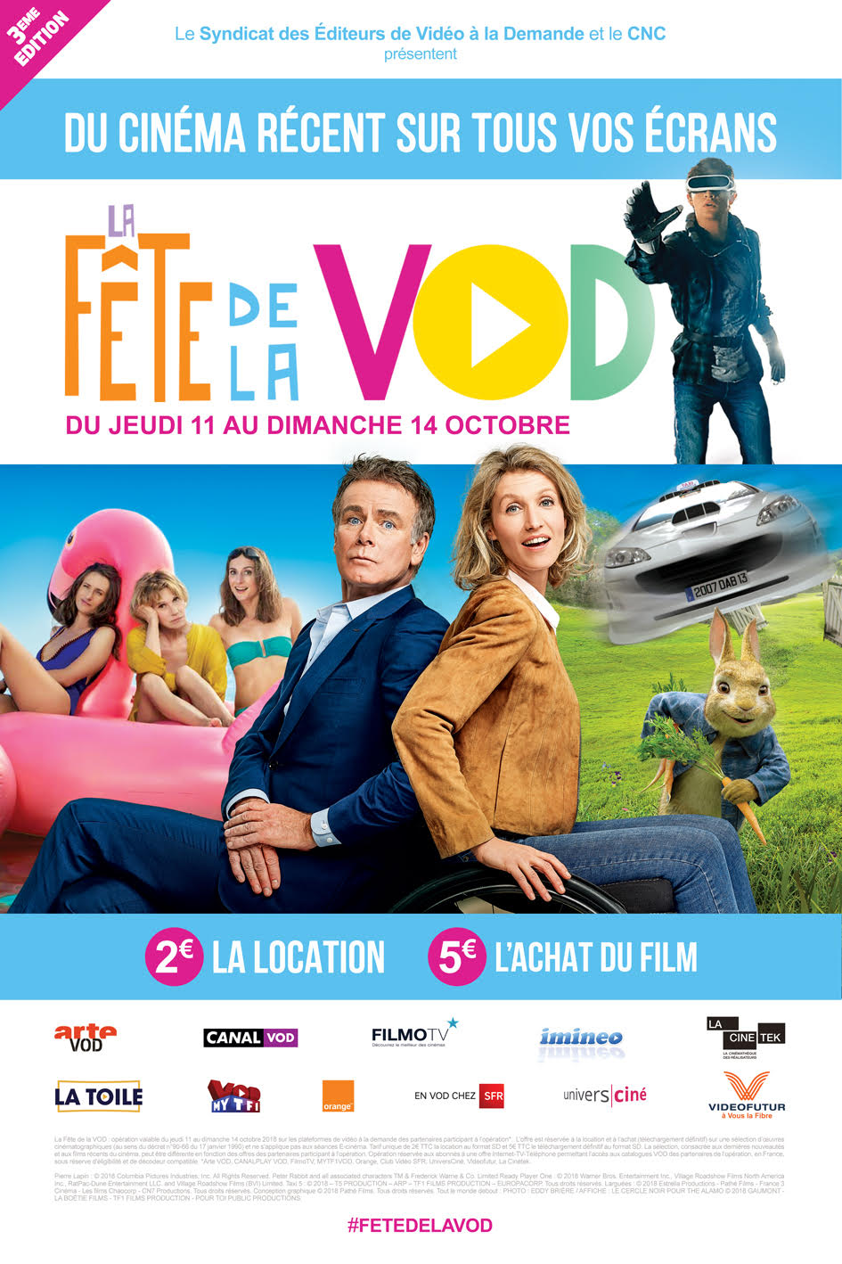 Sevad / CNC : 3e Fête de la VOD du jeudi 11 au dimanche 14 octobre ...